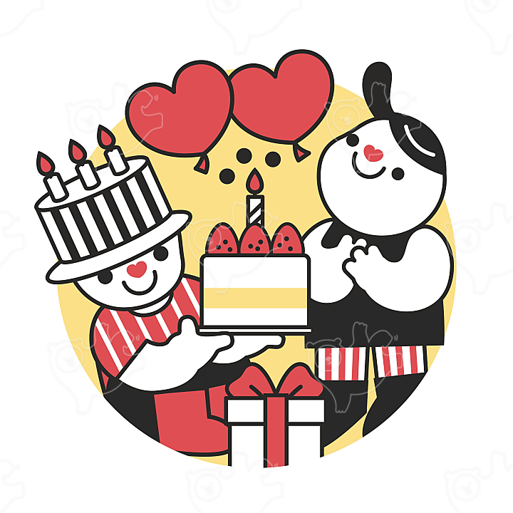 모나군 축하합니다 : 노단 - 네이버 OGQ마켓