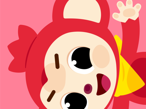 Poki Background 3 : 핑크퐁 - 네이버 OGQ마켓