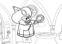 Om Nom Coloring Sheet 22 : OmNom - 네이버 OGQ마켓