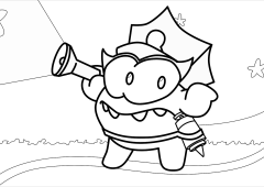 Om Nom Coloring Sheet 46 : OmNom - 네이버 OGQ마켓