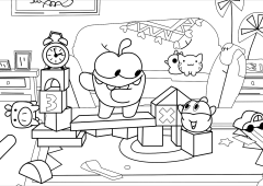 Om Nom Coloring Sheet 50 : OmNom - 네이버 OGQ마켓